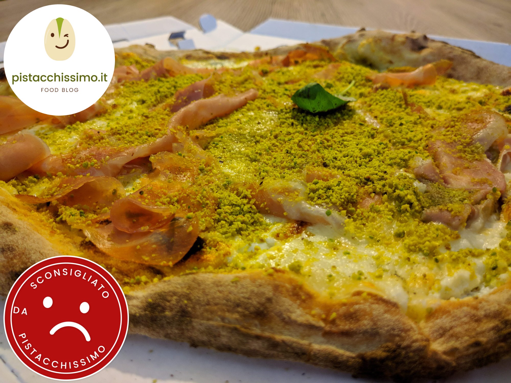 Pizza al pistacchio - Carboni Ardenti (Catania) - Pistacchissimo.it